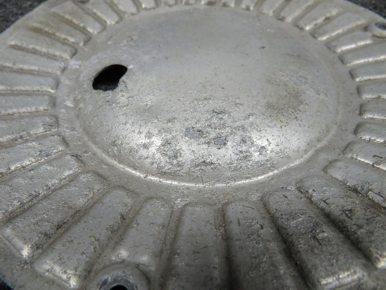 0741048-8 Cessna Main Gear Wheel Hub Cap (Corrosion) (Dented)