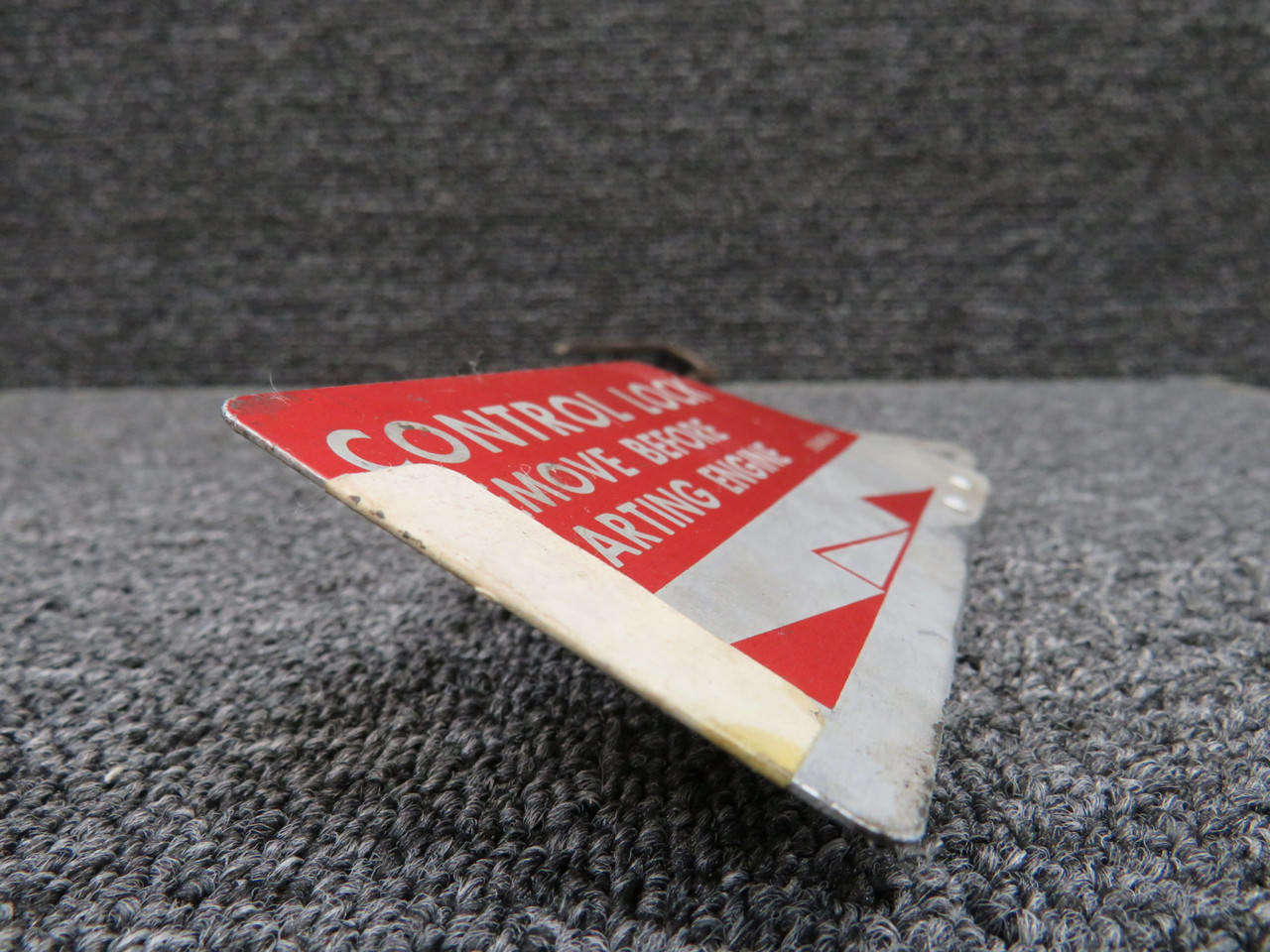 1260463-20 Cessna T210N Control Lock Assembly (Worn Paint) (Bent) For Sale