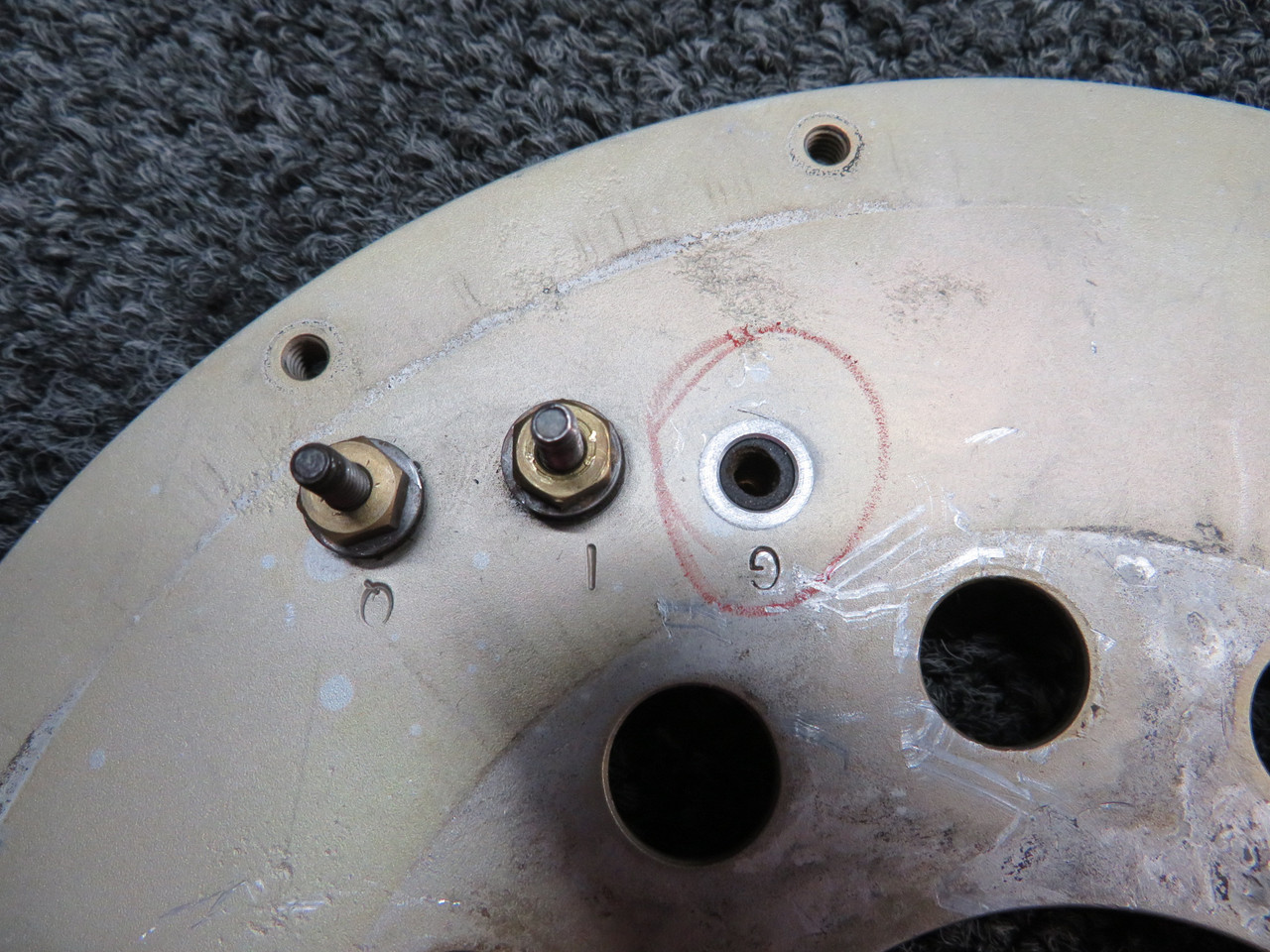 D40000 Cessna Propeller De-Ice Slip Ring 3 Blade (Volts: 28) (Minus 1 Stud)