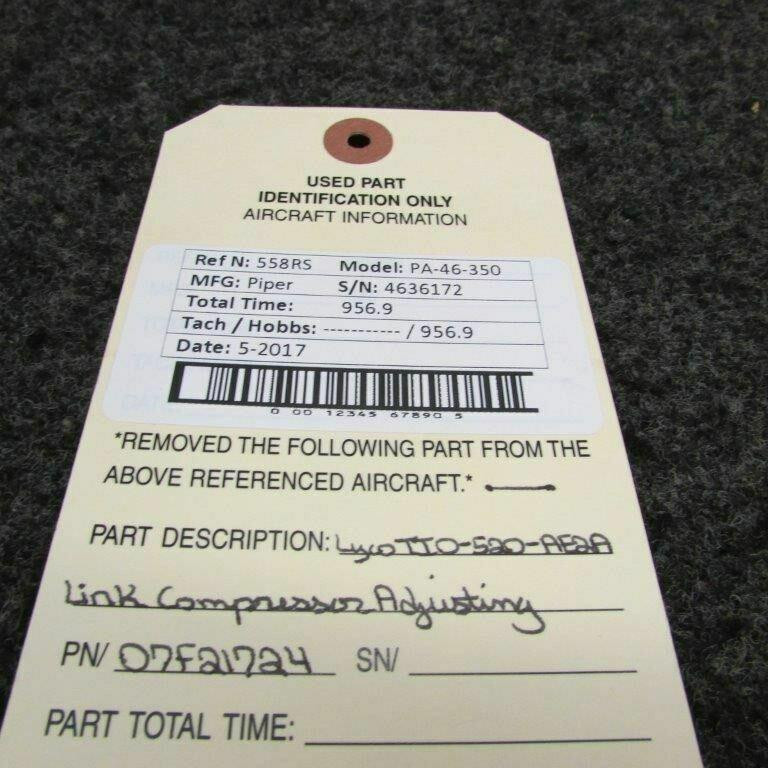07F21724 Lycoming TIO-540-AE2A Compressor Adjusting Link For Sale