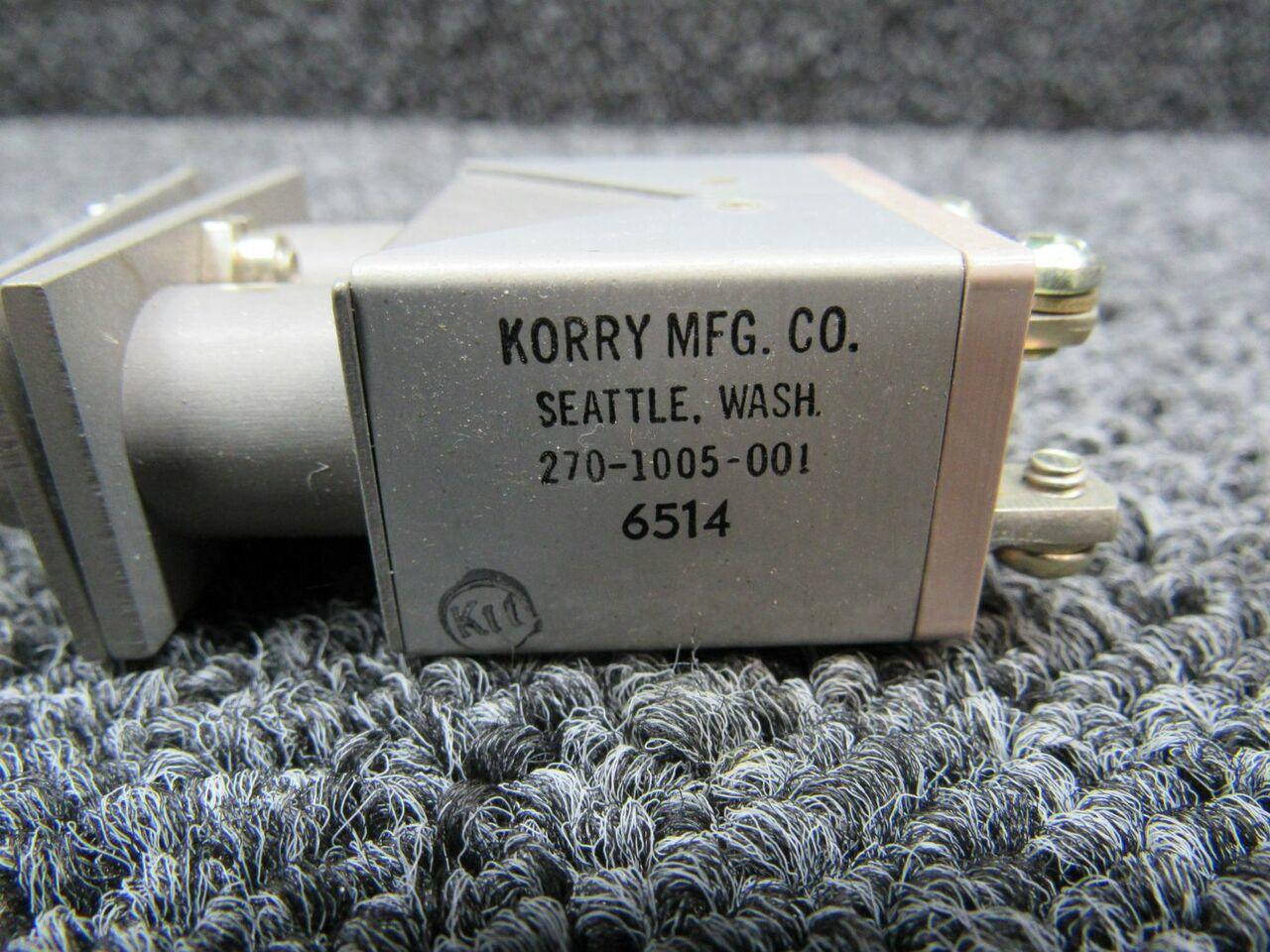 270-1005-001 (ALT: 81590-6642) Korry Indicator Light (NEW OLD STOCK) (SA)