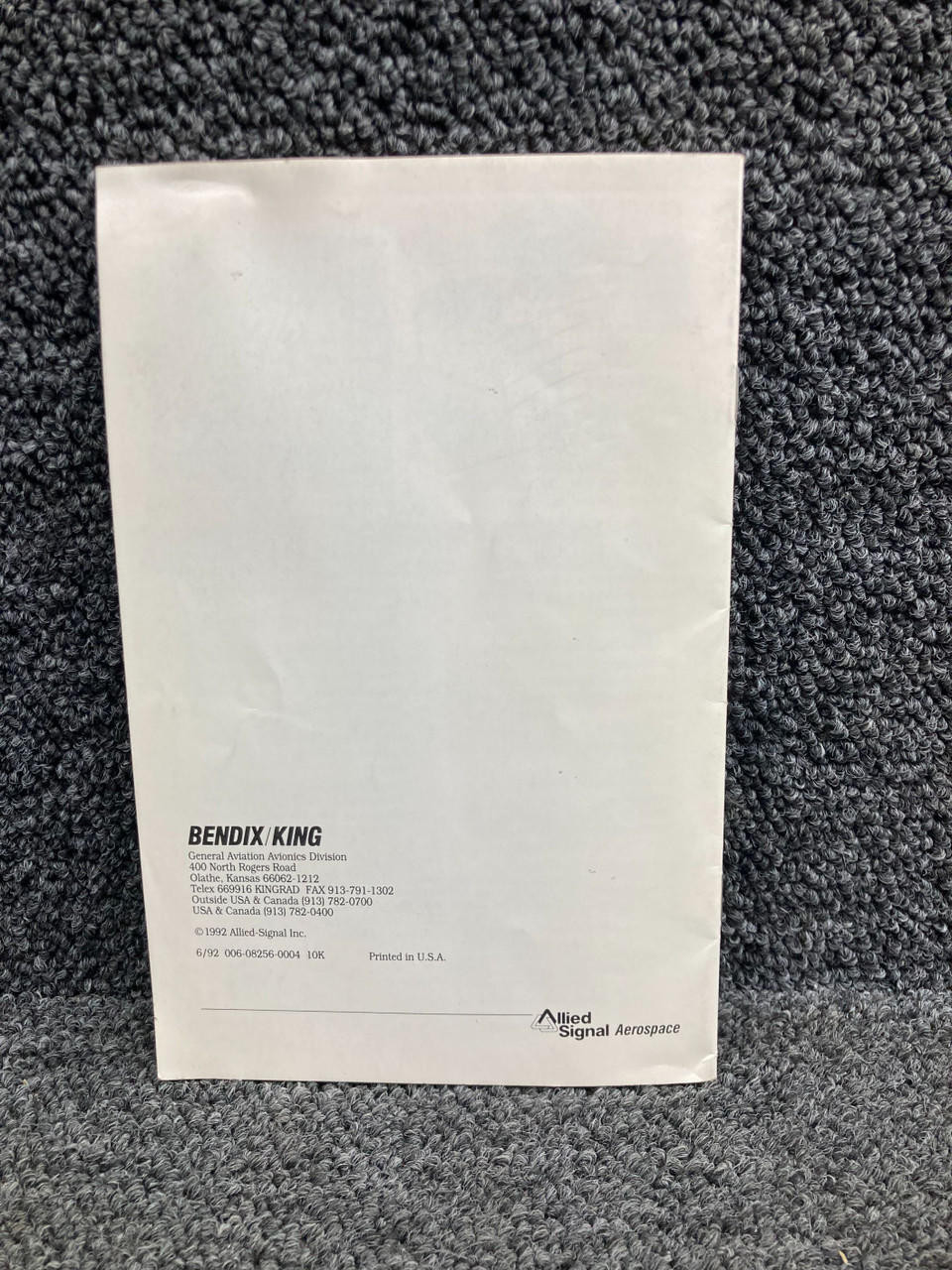 006-08256-0004 Bendix King KCS-55A Compass System Pilot's Guide