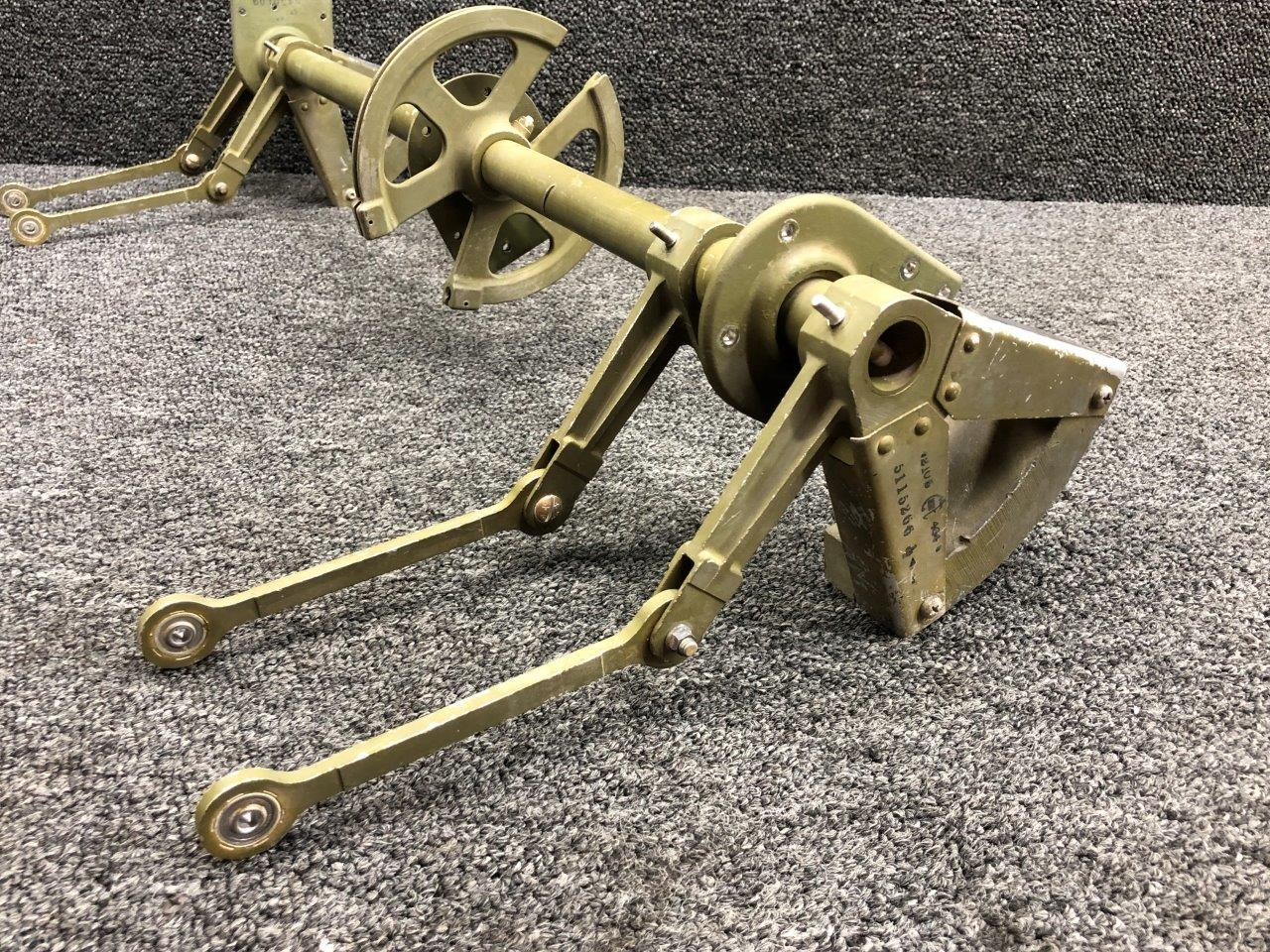 5015014-4, 5115264-1 Cessna 421C Elevator Torque Tube has Rods, Arms ...