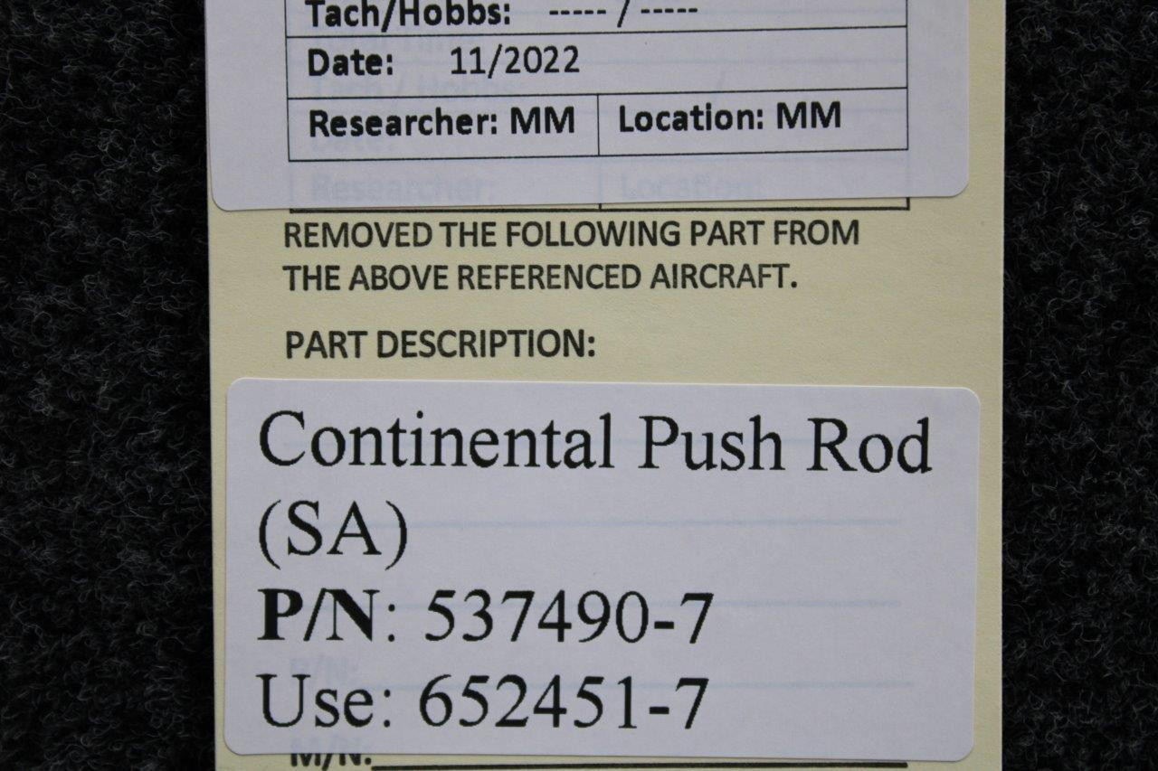 537490-7 (USE: 652451-7) Continental Push Rod (SA)