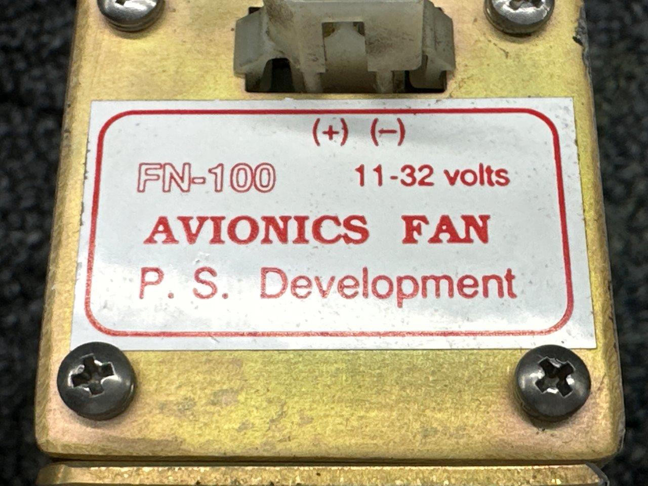 FN-100 PS Development Avionics Cooling Fan- Volts: 11-32