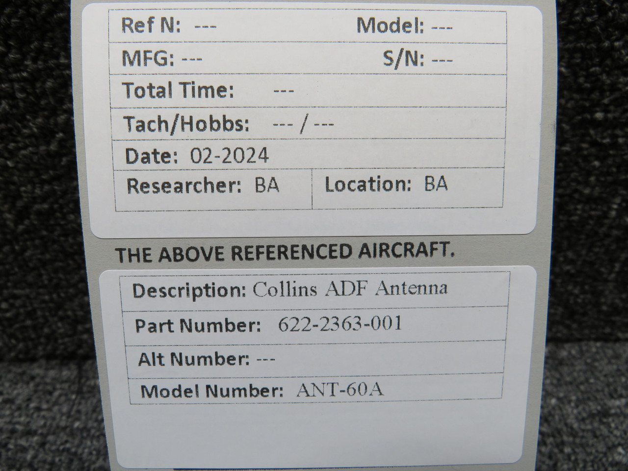 622-2363-001 Collins ANT-60A ADF Antenna For Sale