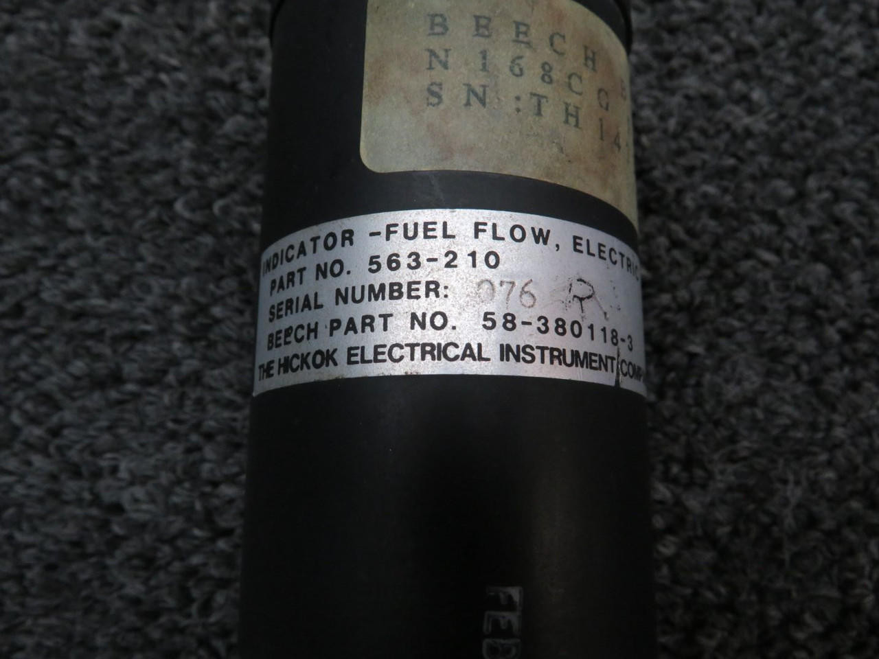 563-210 Alternative Part Number 58-380118-3 Hickok Parts Fuel Flow ...