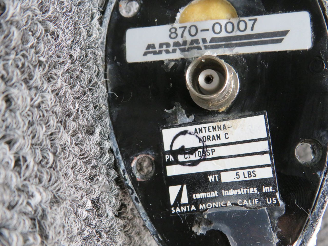 CI-109 Comant Loran-C VHF COMM Antenna, Communication Antenna