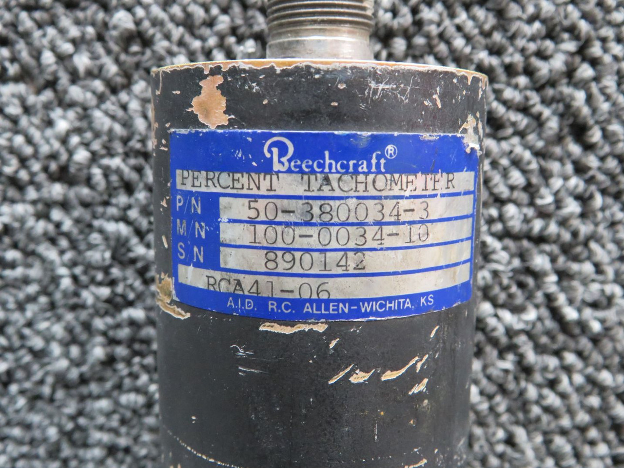 50-380034-3 Alternative Part Number 100-0034-10 RC Allen RCA41-06 Model ...