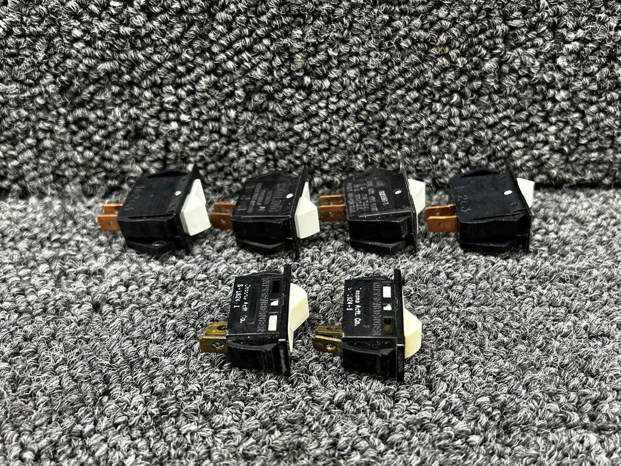 S1824-1, S2160-1 Russenberger, Carling Set of 6 Rocker Switches