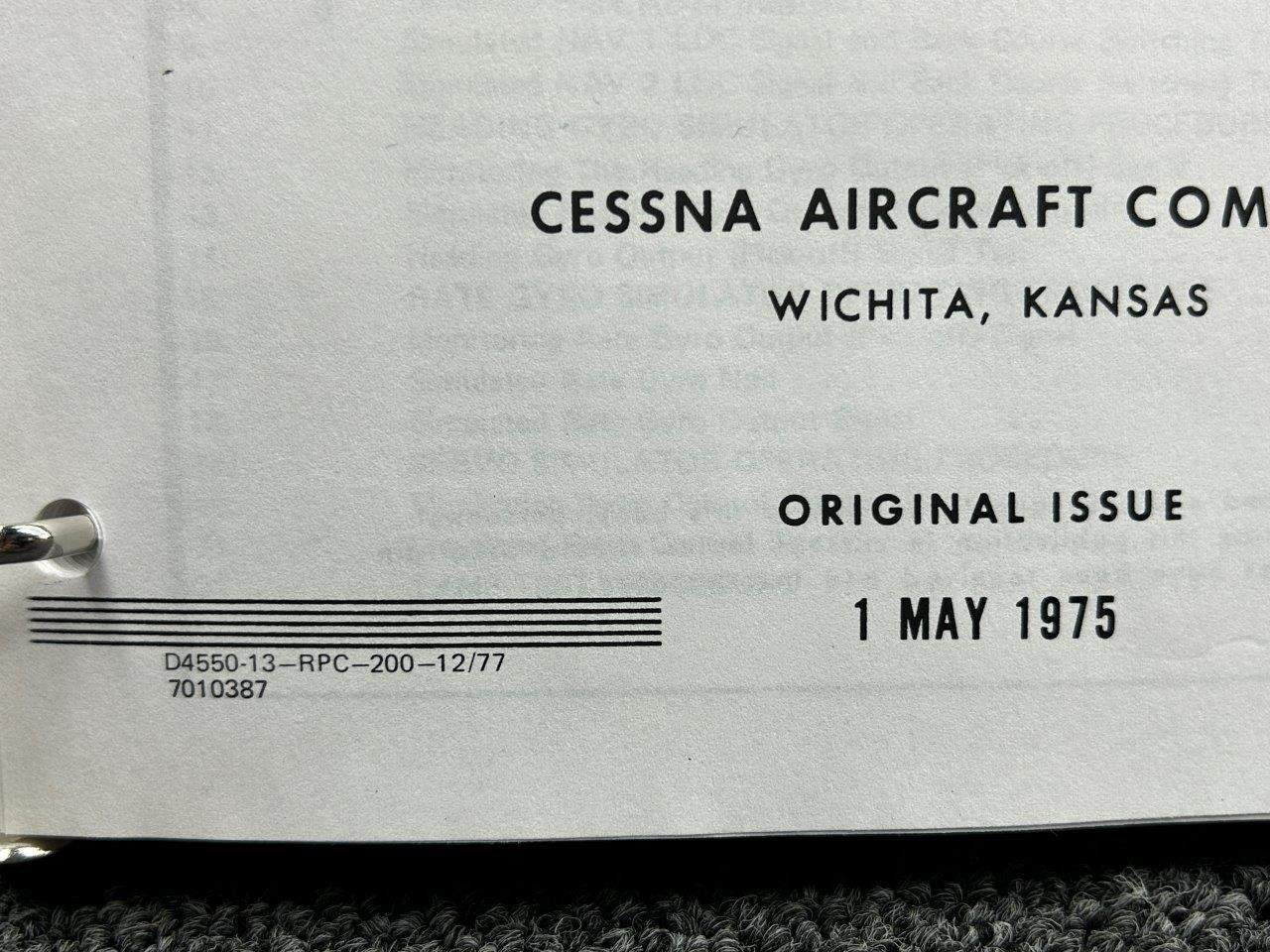 Cessna 200A and 300A Series Autopilot Test Set Service, Parts Manual ...