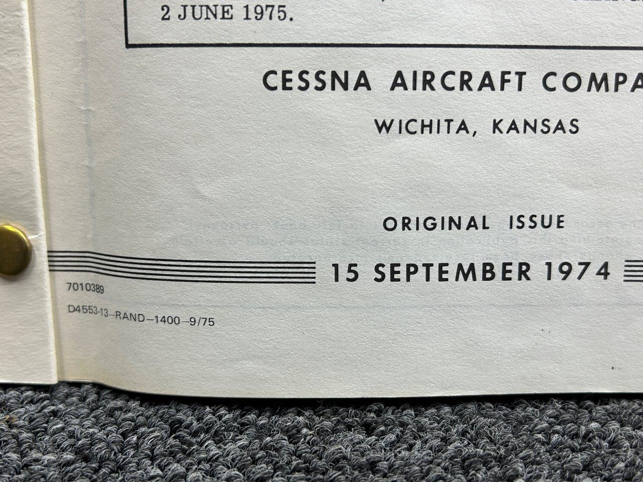 D4553-13 Cessna 200A Navomatic Autopilot Service, Parts Manual (1974)