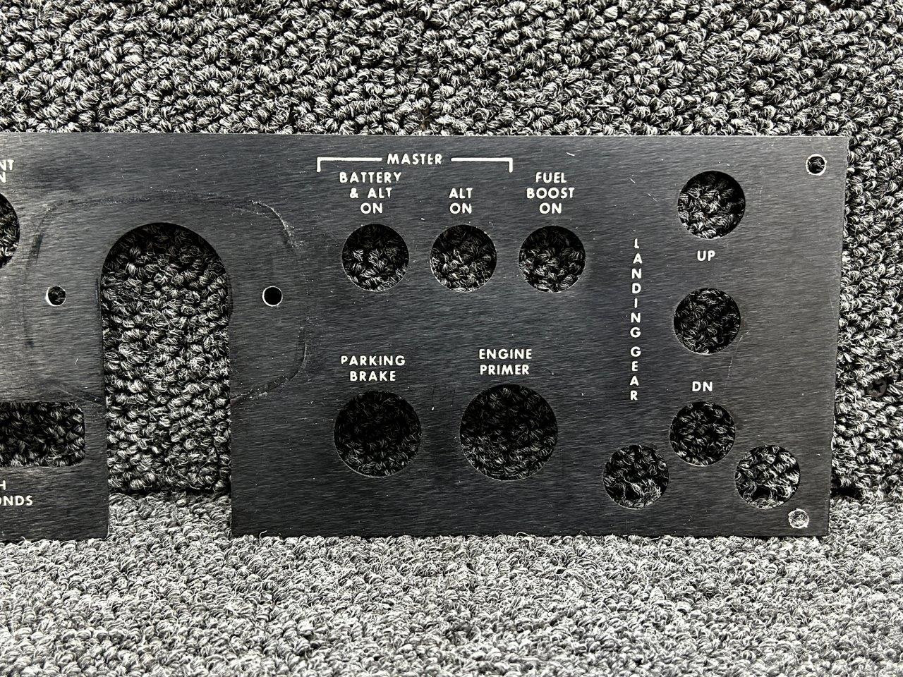 169-324081-1 and 169-324081-3 Beechcraft C23 Circuit Breaker Panel ...
