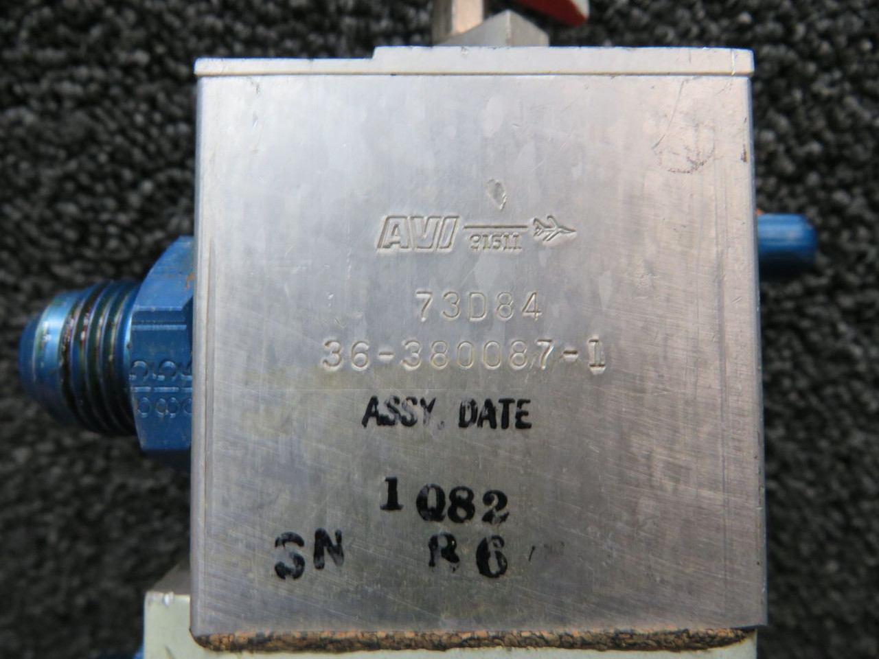 36-380087-1 AVI Aircraft Fuel Selector Valve Unit