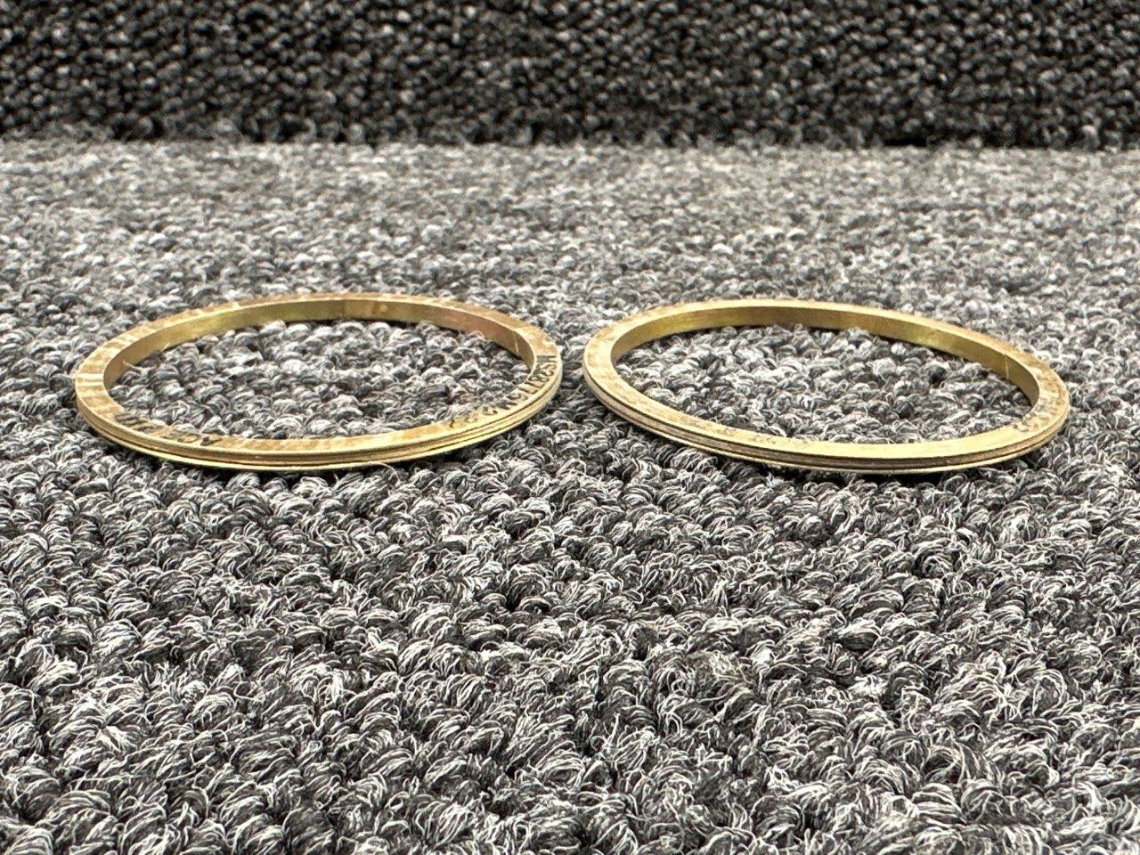 MS28776M2-22 Brass Wiper Ring Set of 2 (New Old Stock)