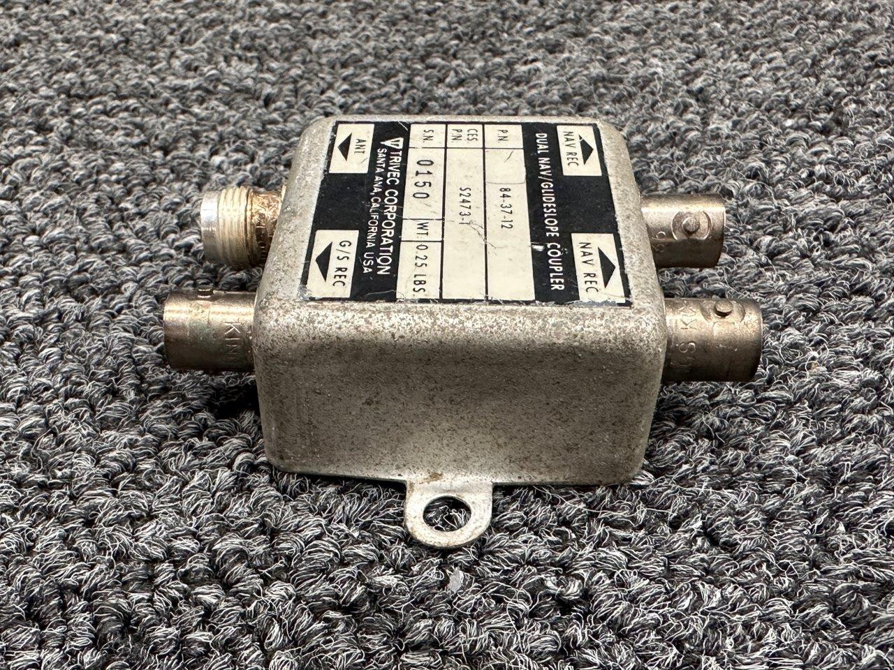 84-37-12 Trivec Dual Navigation and Glideslope Antenna Coupler