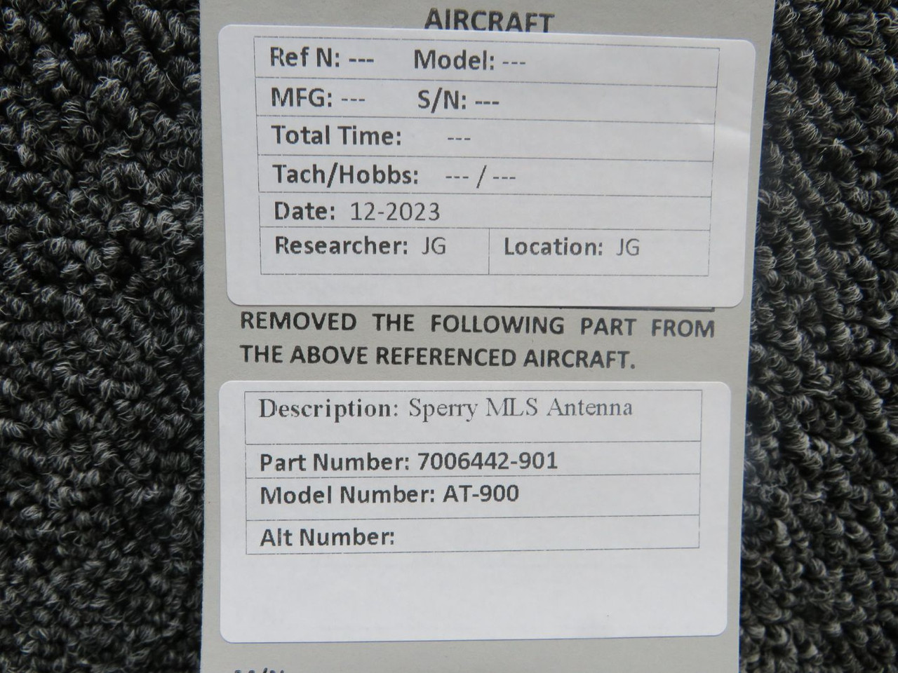 7006442-901 Sperry AT-900 MLS Antenna For Sale
