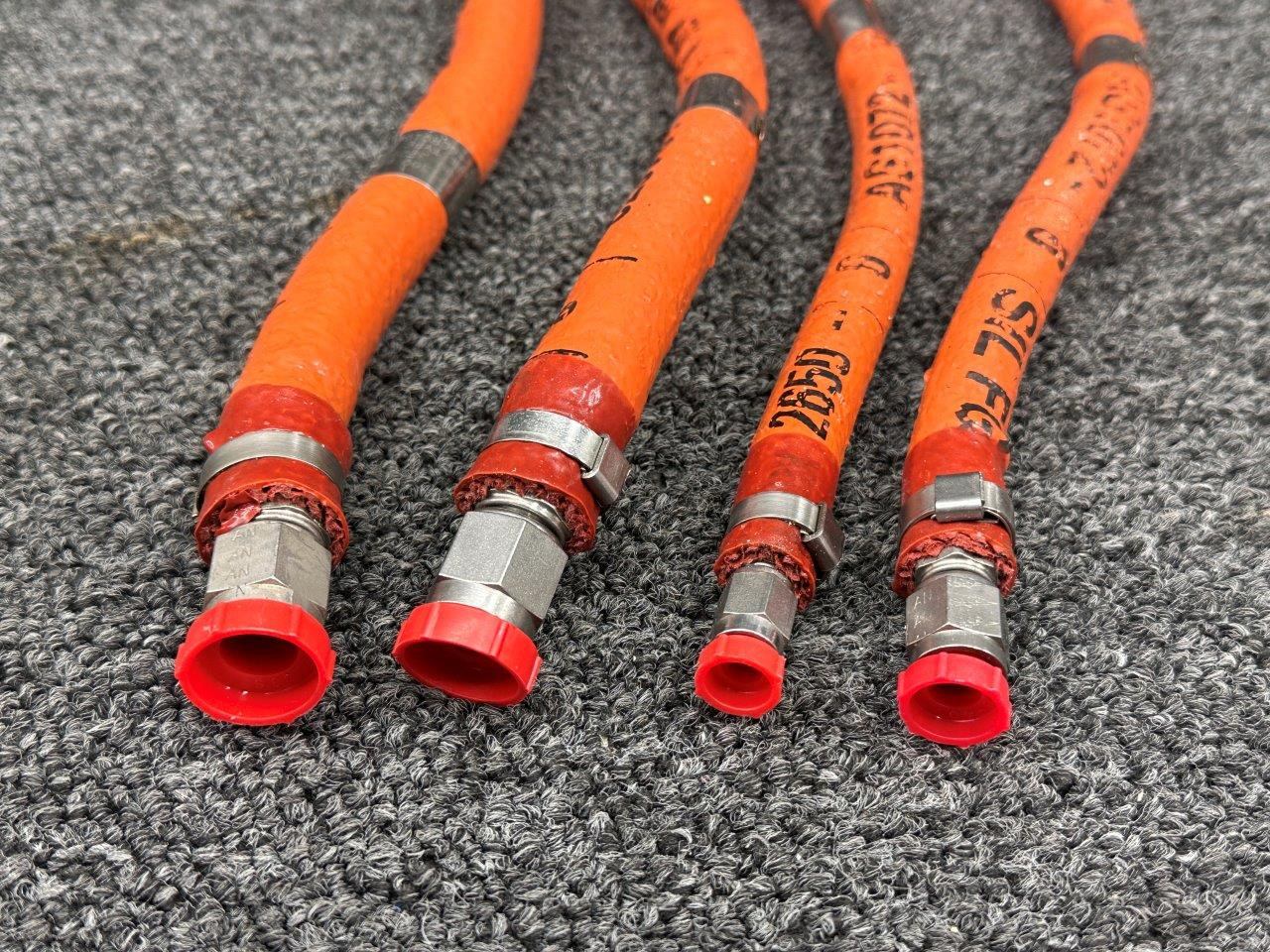 124F001-4CR0150 Stratoflex Hose Set of 4 | Used Airplane Parts
