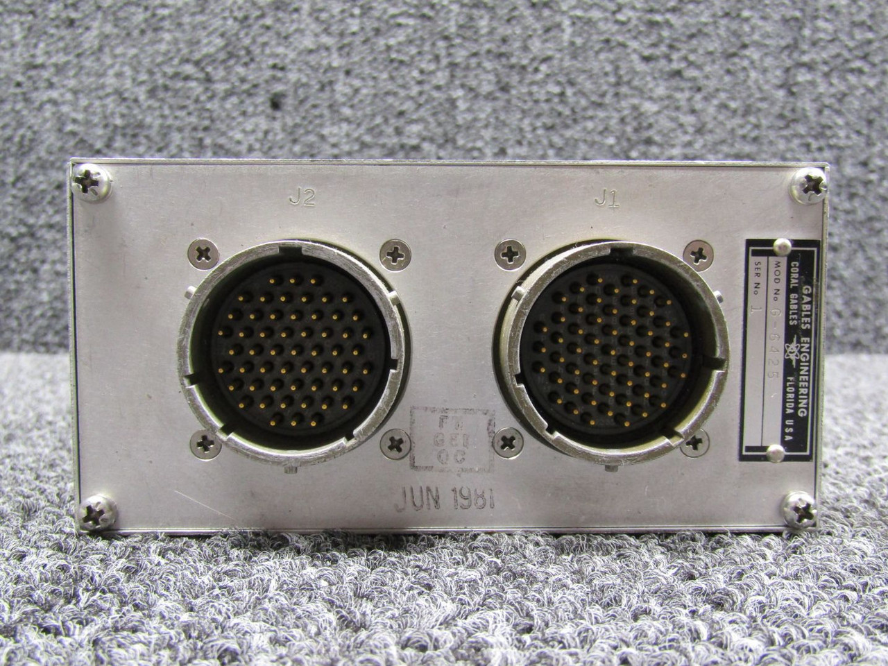 G-6425 Gables Frequency Navigation Selector DME Dual Control box