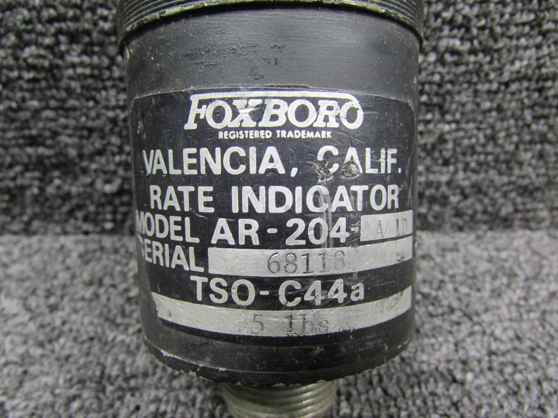 AR-204-A-1D Foxboro Fuel Flow Rate Indicator For Sale