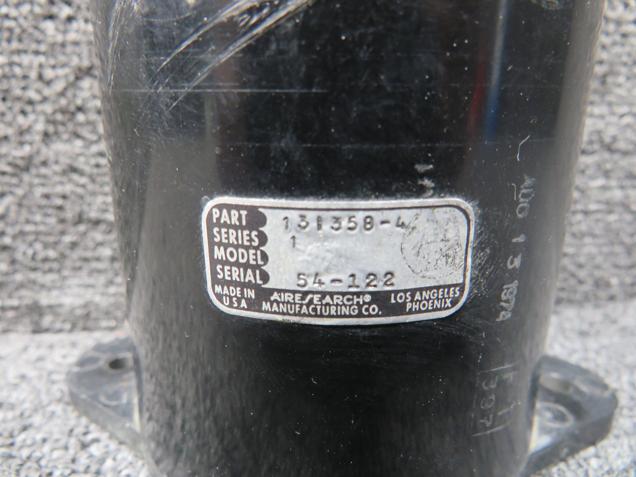 131358-4 Airesearch Series 1 Pressurization Auxiliary Volume Chamber Unit