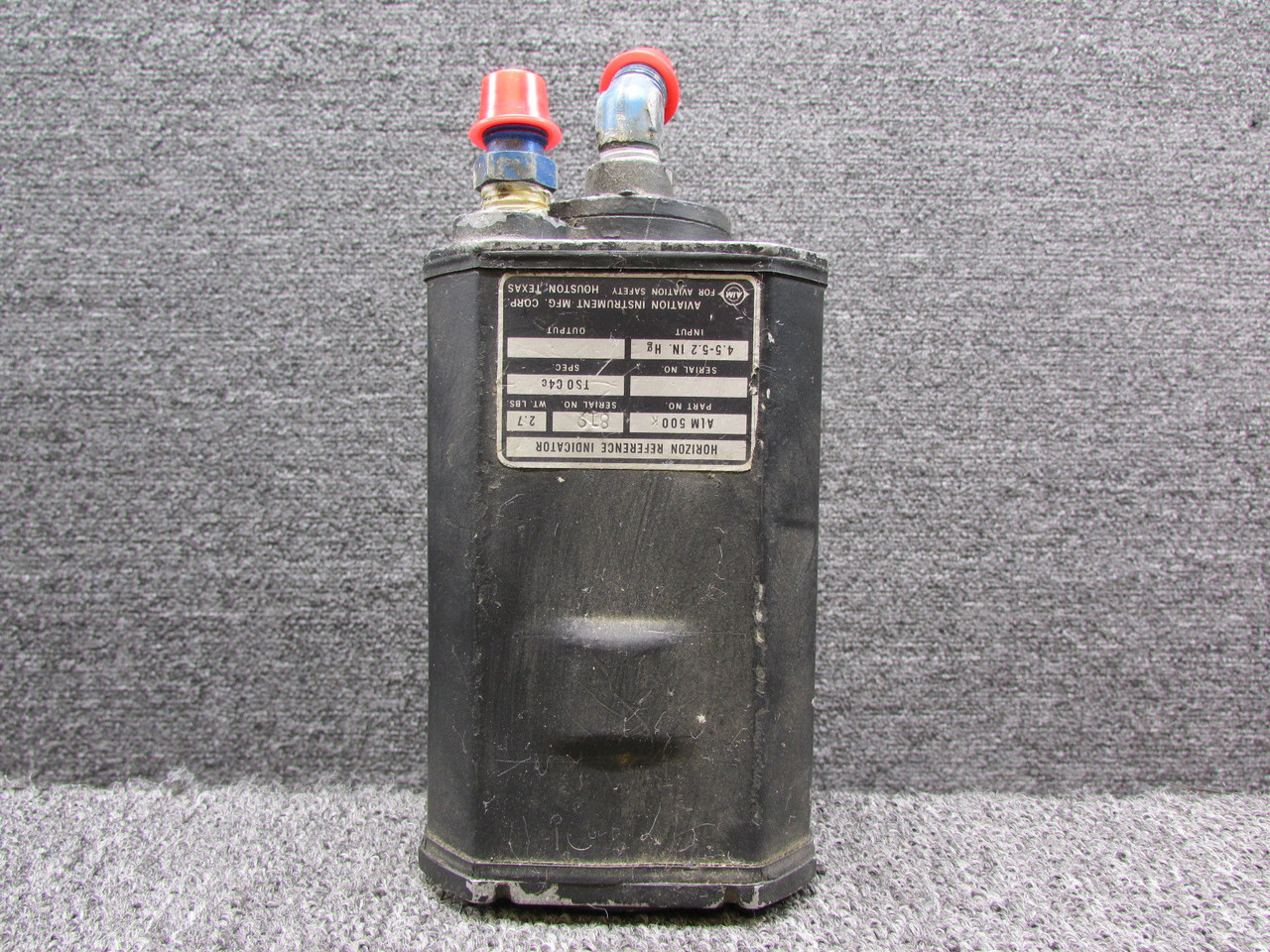AIM500K Aviation Instruments Painted Glass Horizon Reference Indicator ...