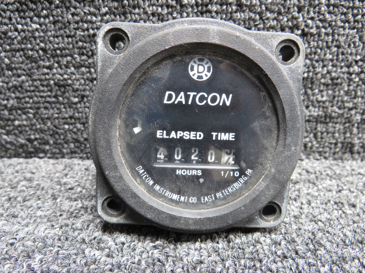 773 Datcon Avionics Aircraft Hour Elapsed Time Meter Indicator