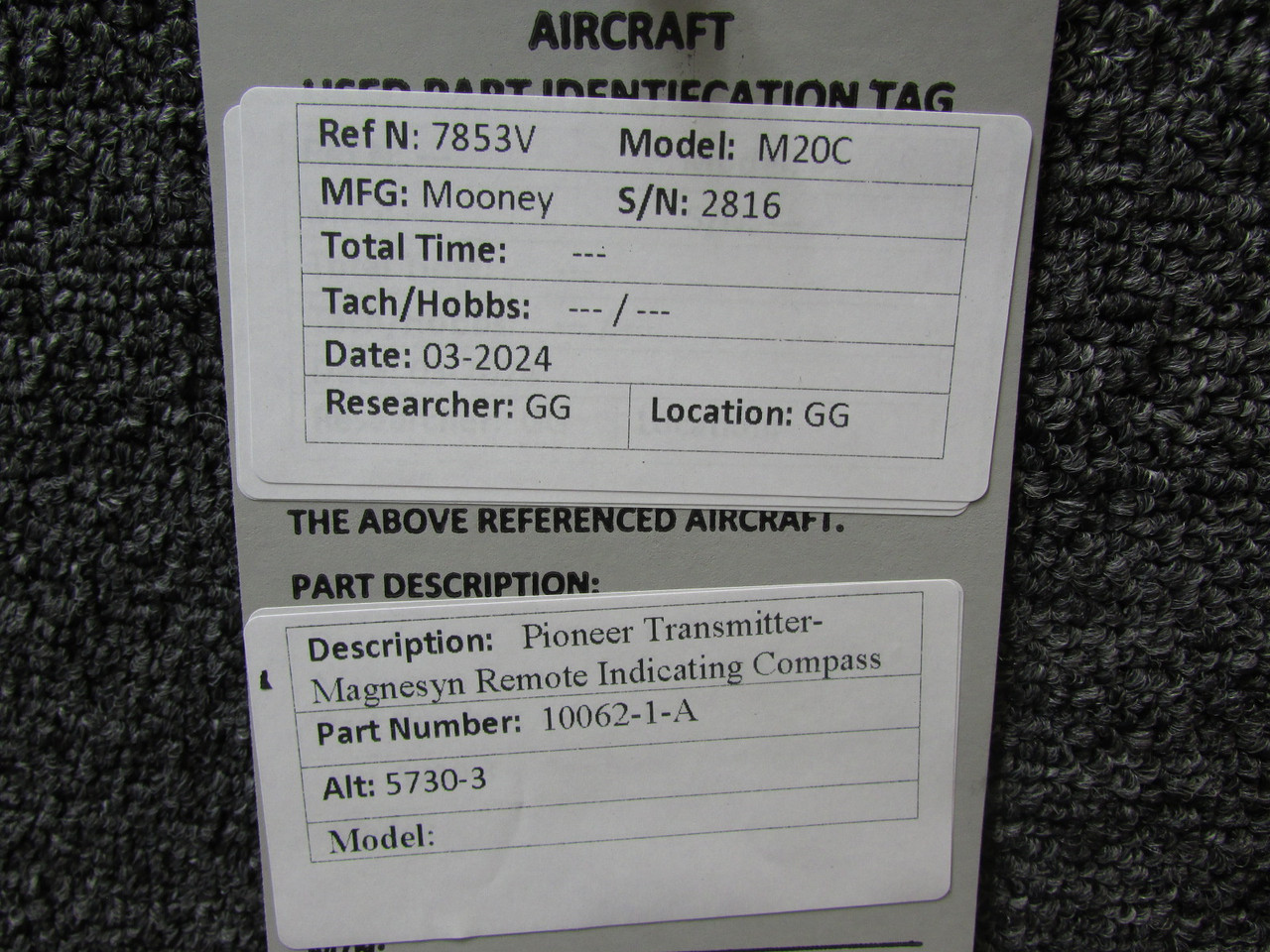 10062-1-A (Alternate: 5730-3) Pioneer Transmitter-Magnesyn Remote ...