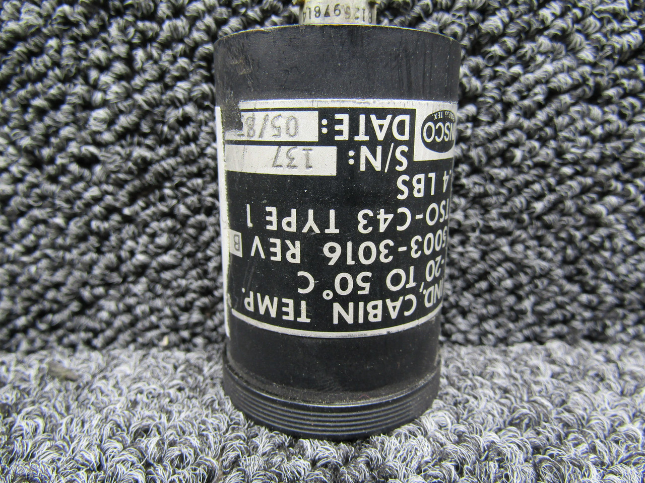 5003-3016-B Insco Avionics -20 to 50 Celsius Cabin Temperature Indicator