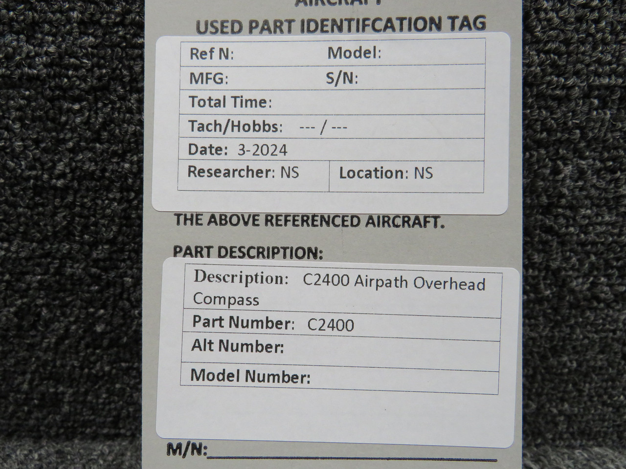C2400 Airpath Windshield Mounted Compass