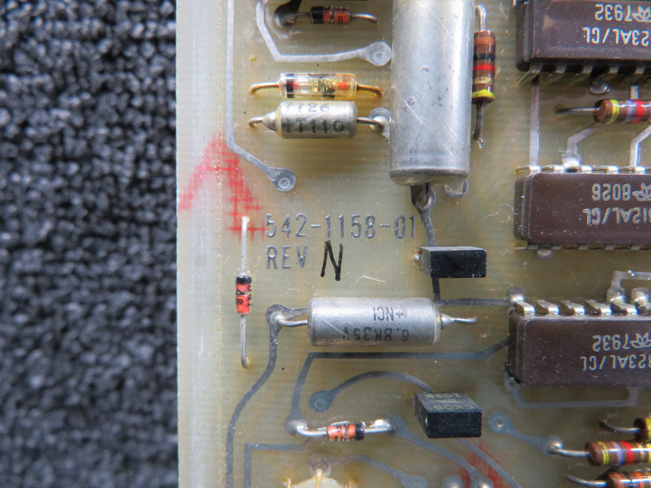 542-1158-01 REV N Dual Fuel Monitoring System PC Board Unit