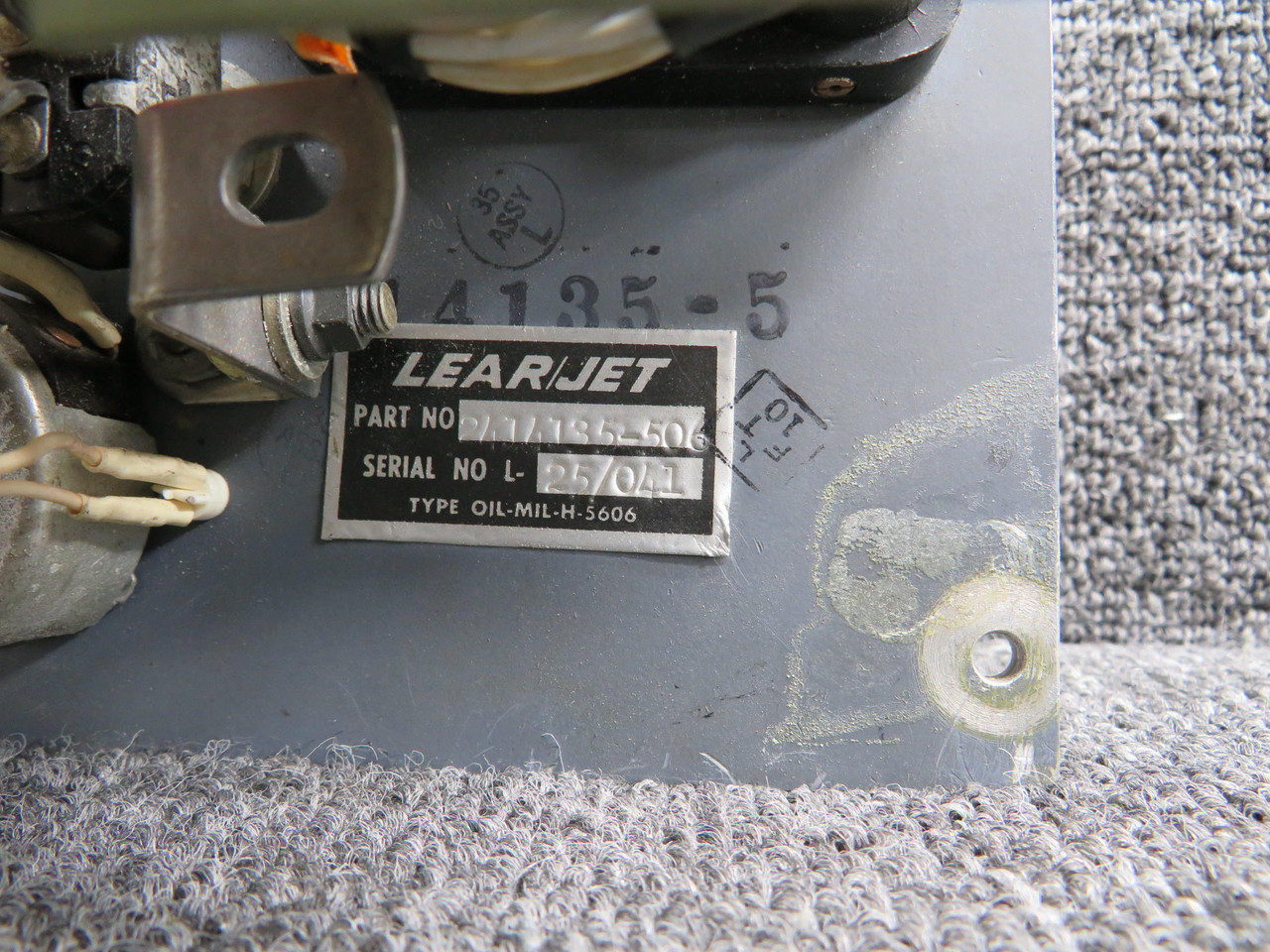 2414135-506 Learjet Cabin Climate Control Panel Unit Assembly