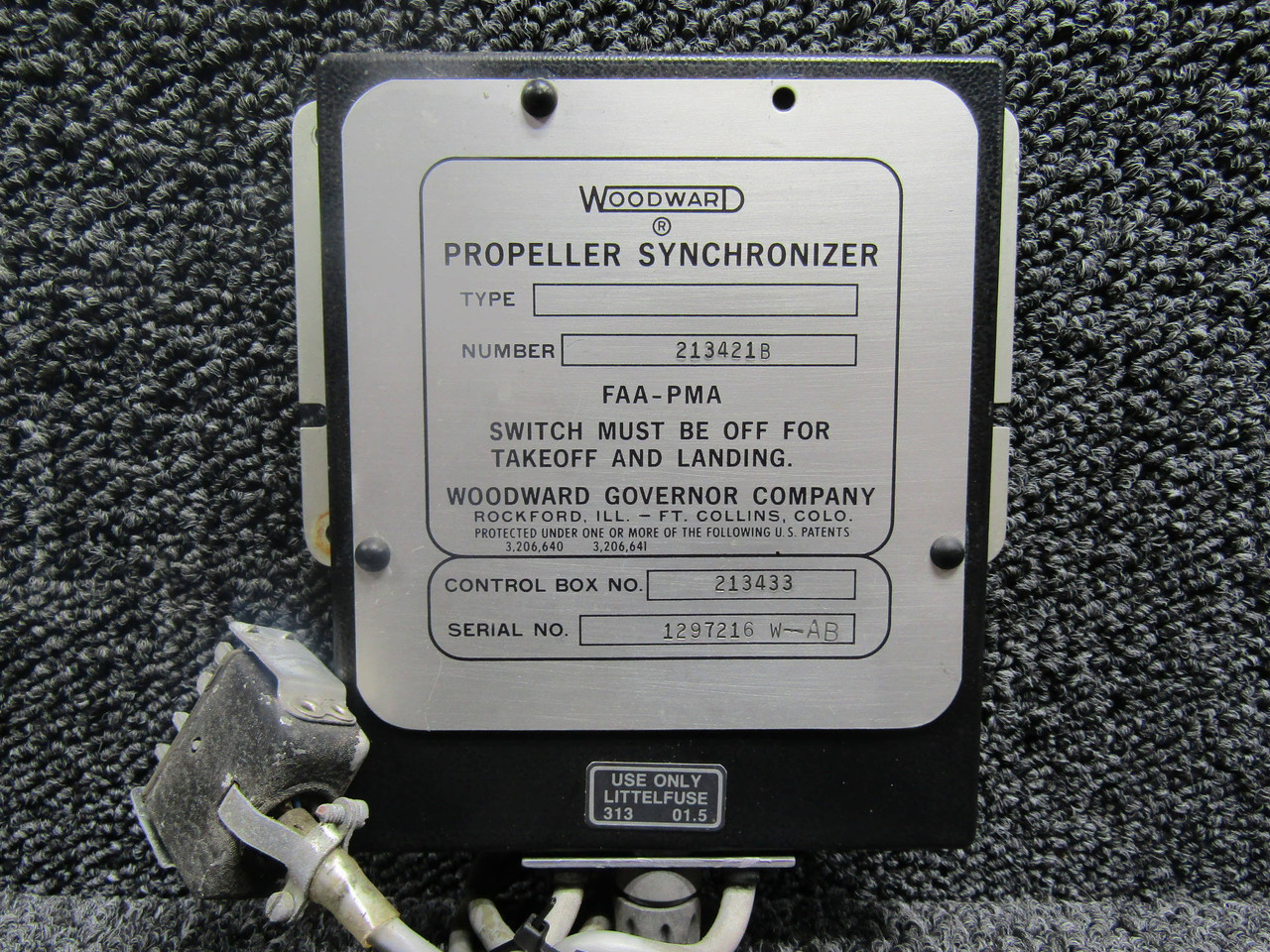 213421B Woodward Parts Propeller Synchronizer