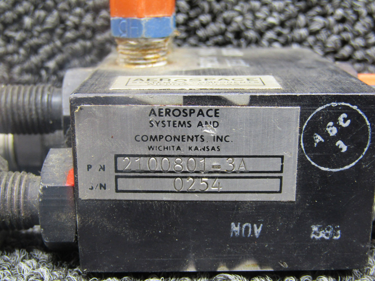 2100801-3A Aerospace Systems Aviation Manifold Assembly