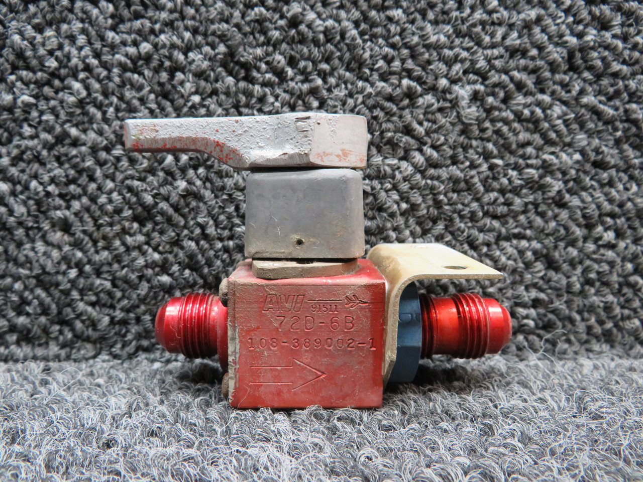 72D-6B Beechcraft 77 AVI Fuel Shut Off Valve Unit Assembly