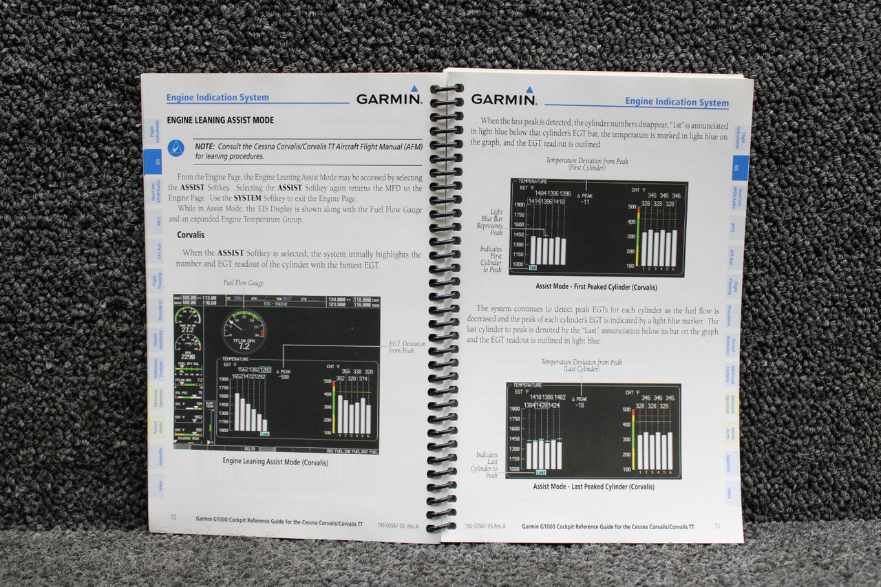 190-00567-05 (Rev. A) Garmin G1000 Cockpit Reference Guide for Cessna Corvalis