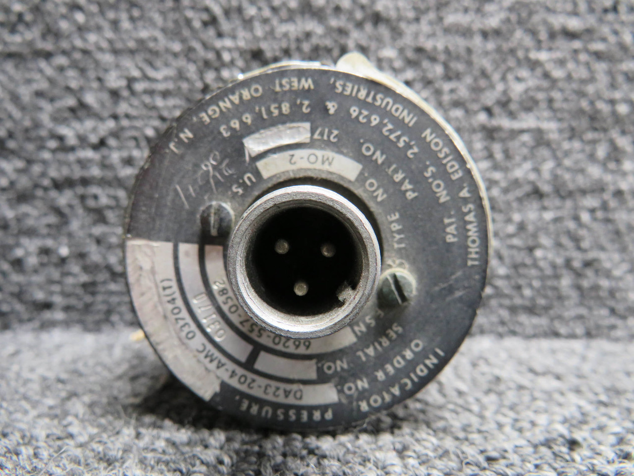 27-66006-4 Porter Strait Instruments Aircraft Fuel Pressure Indicator