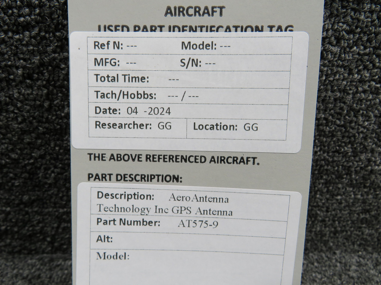 AT575-9 AeroAntenna Technology Inc GPS Antenna Unit
