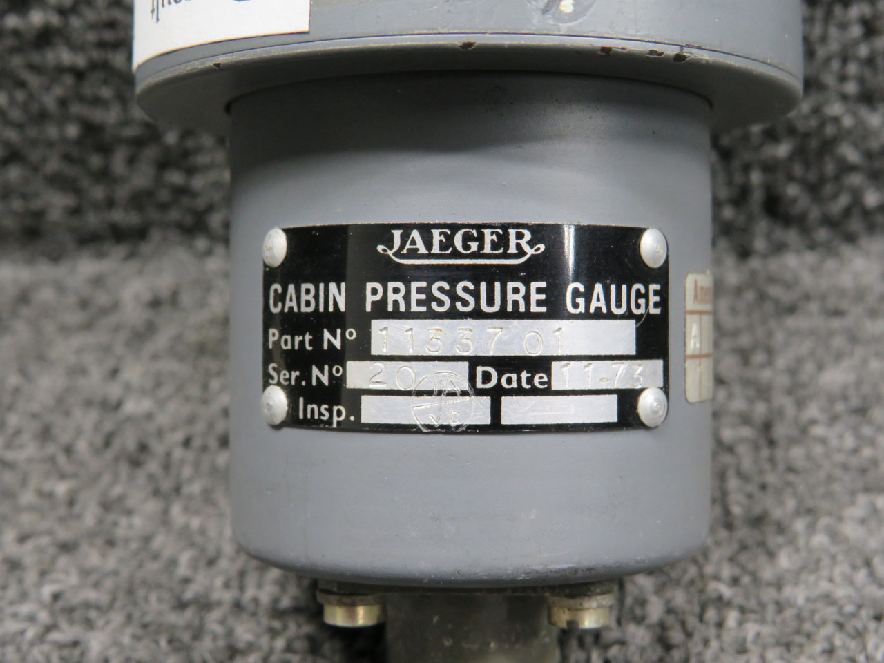 11337-01 Jaeger Cabin Pressure Indicator Unit