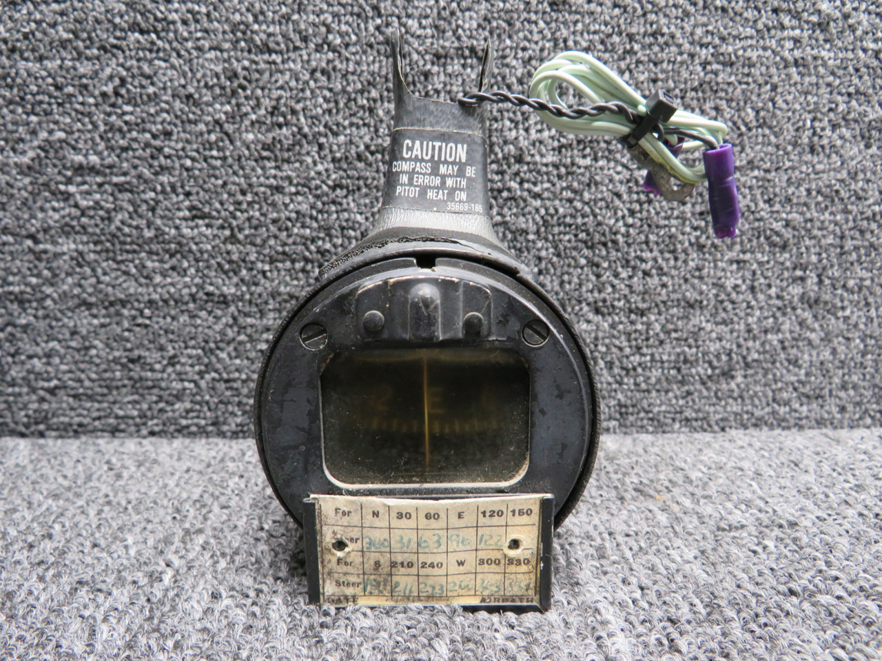 Windshield Mounted Compass Indicator Lighted Incomplete Mount