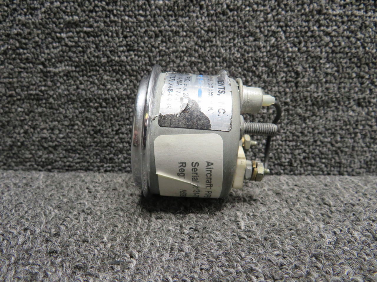 Instruments Inc. Fuel Quantity Indicator Gauge