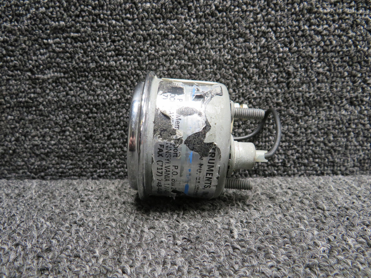 Instruments Inc. Fuel Quantity Indicator Gauge