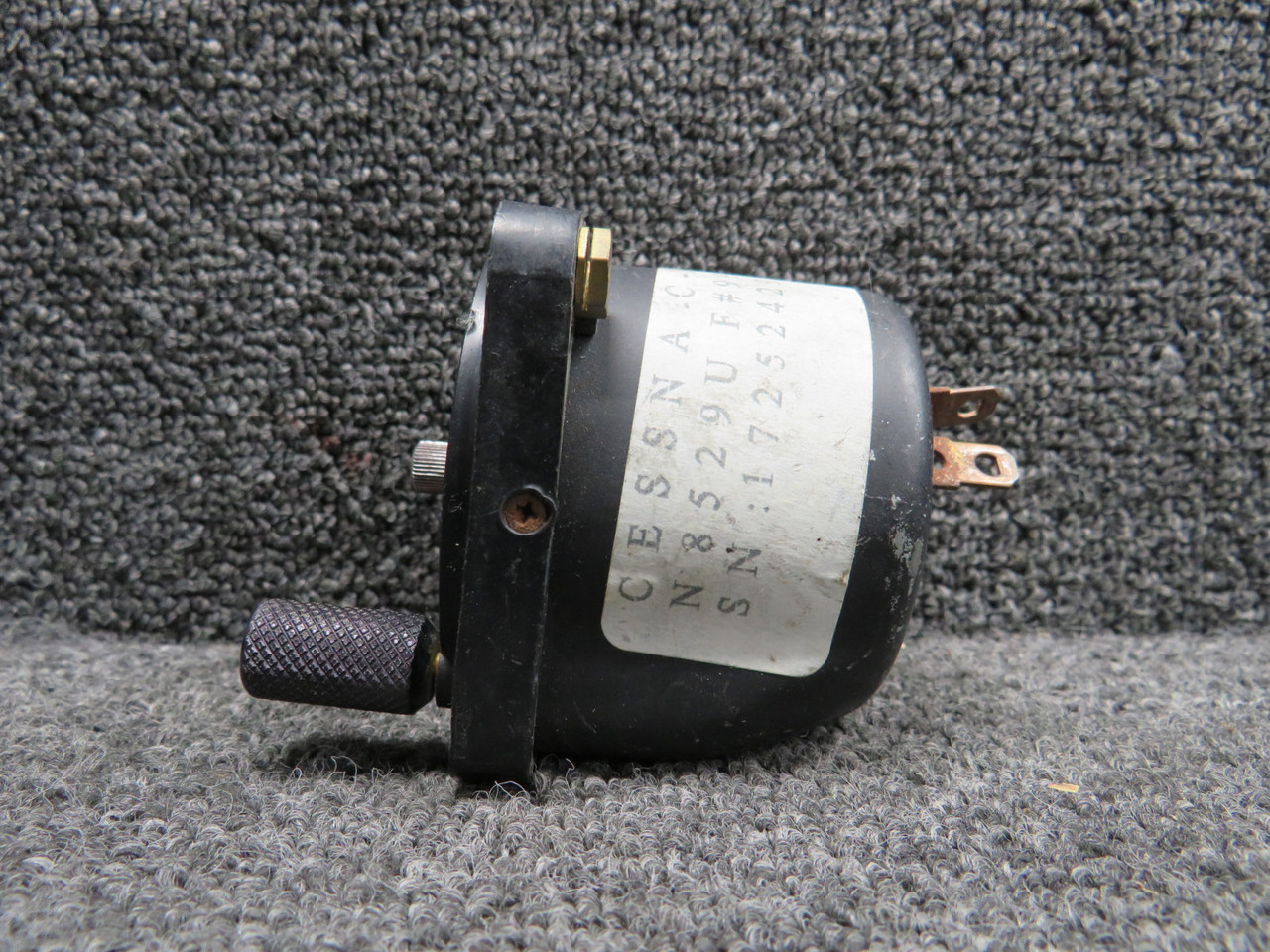 Borg Electronic Aircraft Clock Indicator Assembly