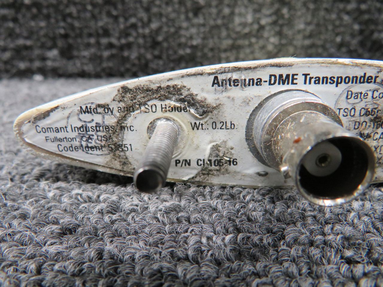 CI105-16 Comant Worn Paint DME Transponder Antenna