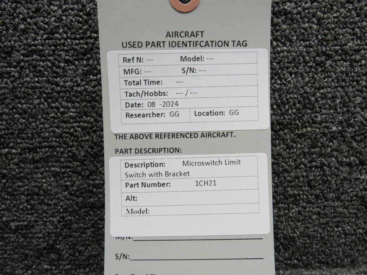 1CH21 Microswitch Limit Switch Assembly With Bracket