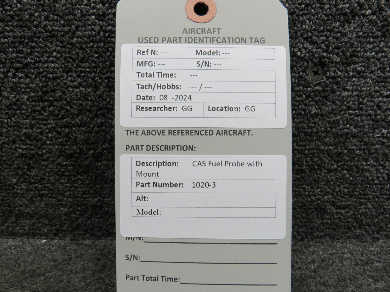 1020-3 CAS Fuel Probe Comes with Mount