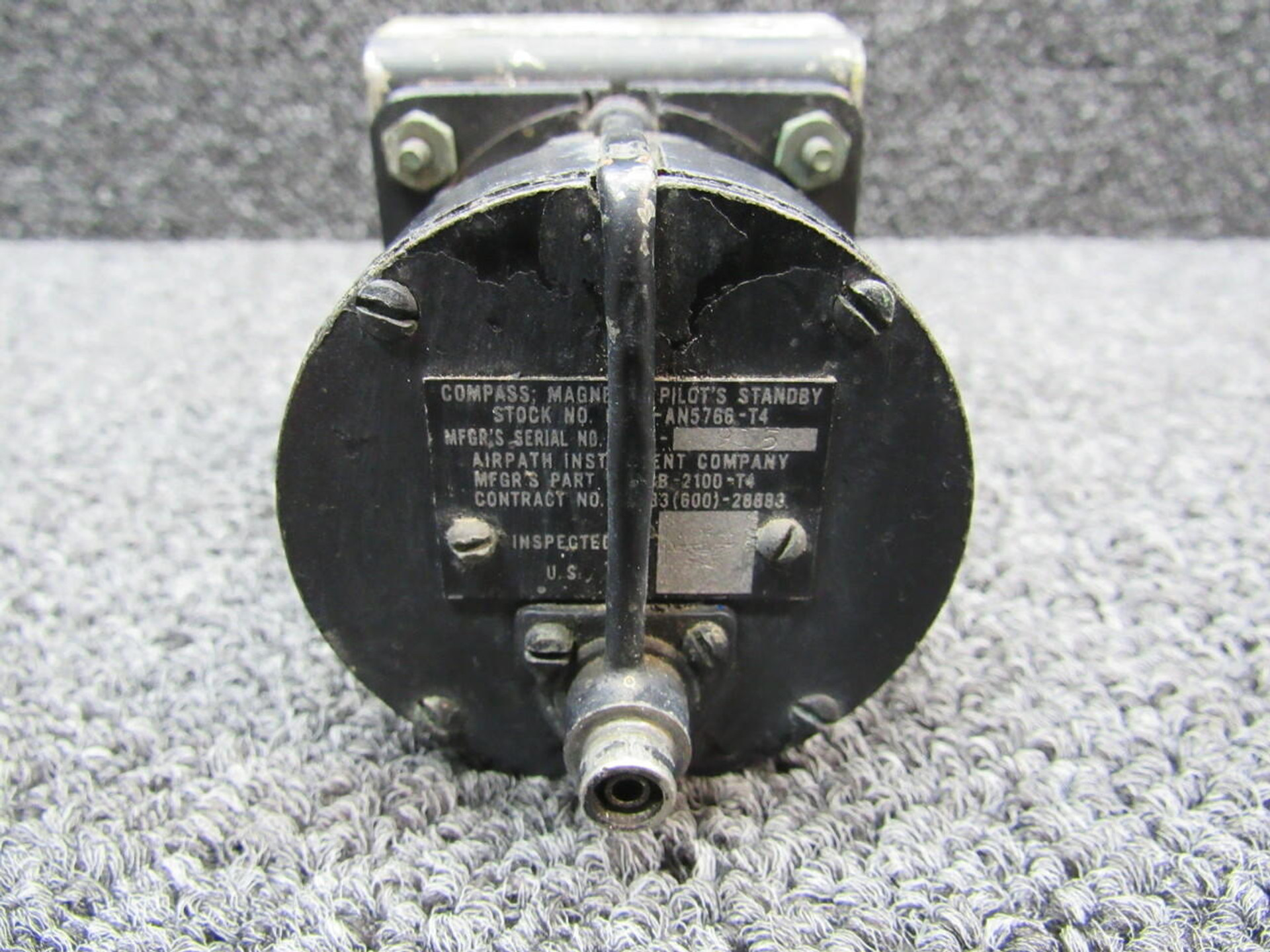 Cb 2100 T4 Use 620 An5766 T4 Beechcraft A23 Airpath Pilots Standby Compass