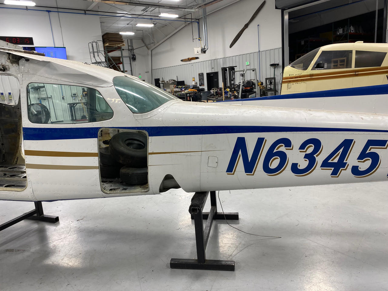 Cessna 172RG Fuselage W/ Paperwork, Data Tag & Log Books (FIREWALL ...