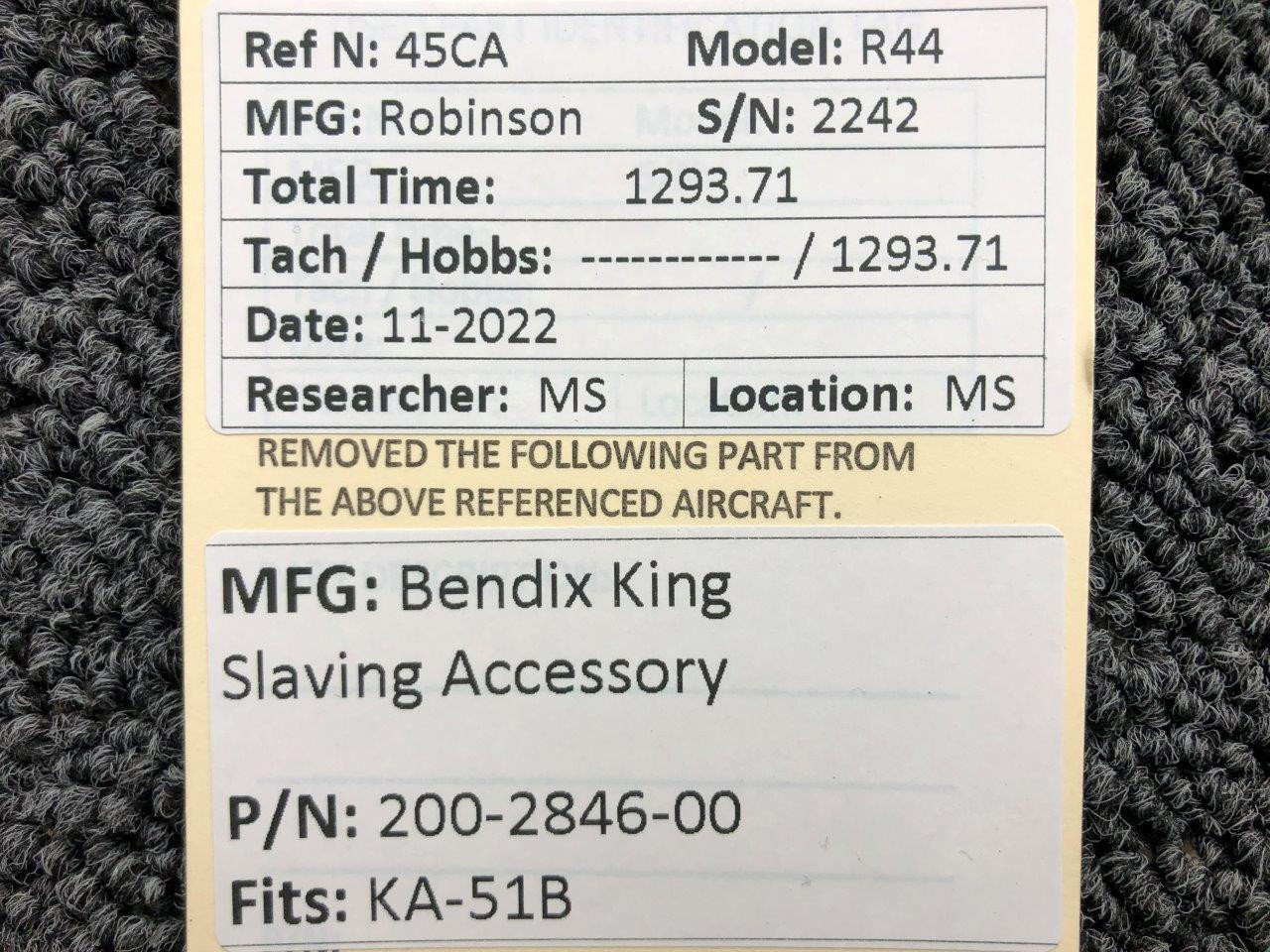 200-2846-00 Bendix King Slaving Accessory