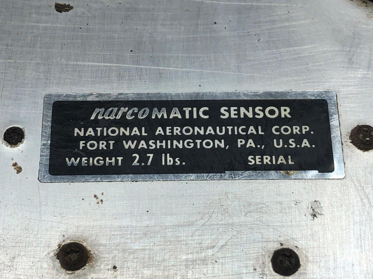 Narco Avionics Narcomatic Sensor Assembly